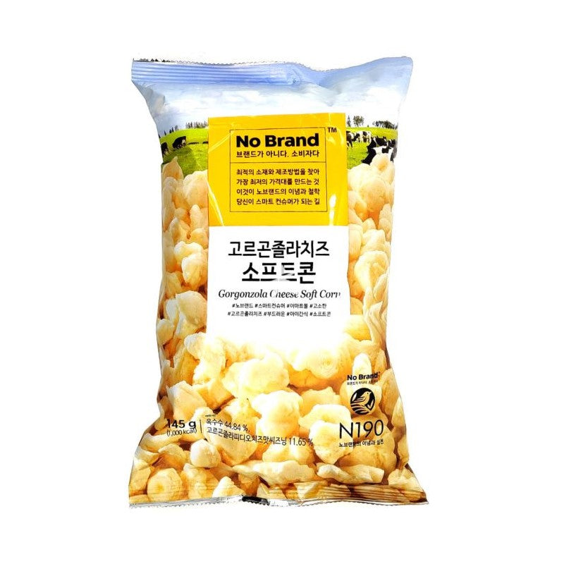 【自营】韩国NoBrand诺倍得 冈古佐拉芝士玉米条 145g 芝士玉米卷爆米花零食 – Beauty Corner