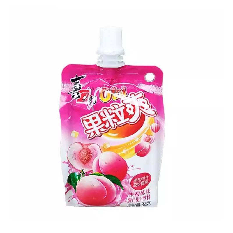 【自营】中国喜之郎 果粒爽 CiCi果冻 水蜜桃味复合果汁饮料 258g 儿童解馋零食果冻布丁休闲零食果冻椰果饮料 – Beauty Corner