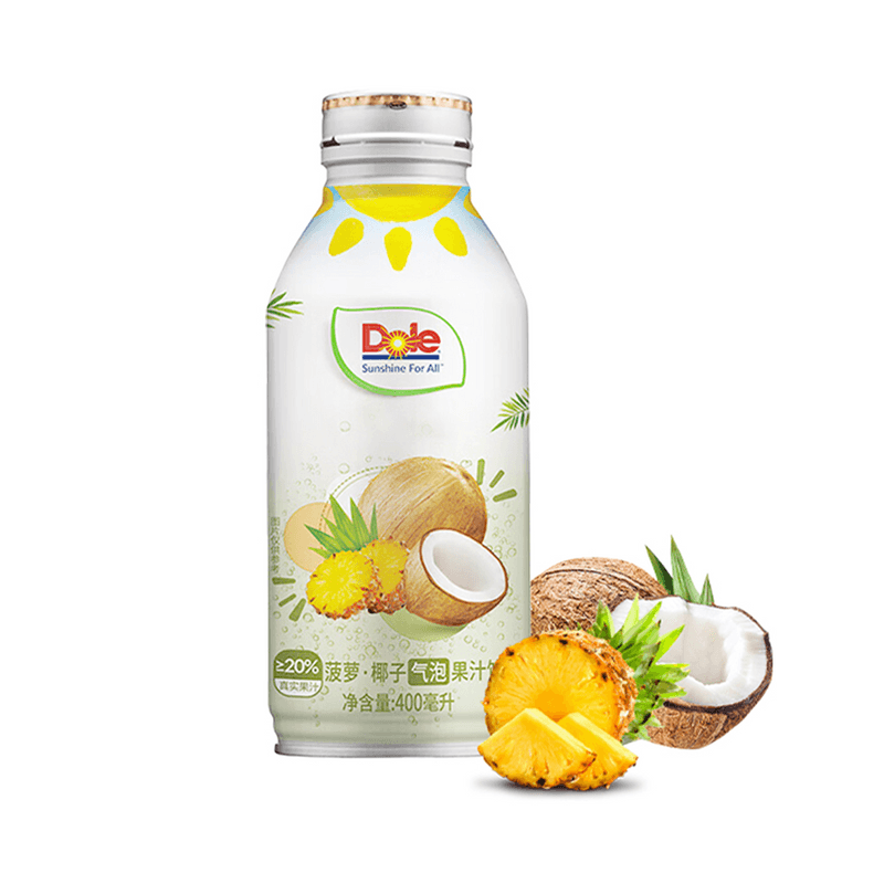[Self-operated] China Dole Pineapple Coconut Sparkling Juice 400ml ...