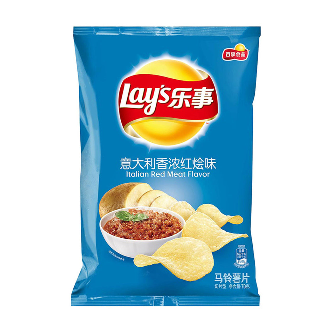 【自营】中国百事LAY'S乐事 薯片 意大利香浓红烩味 袋装 70g – Beauty Corner
